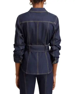 Cinq À Sept Shea Fitted Denim Jacket