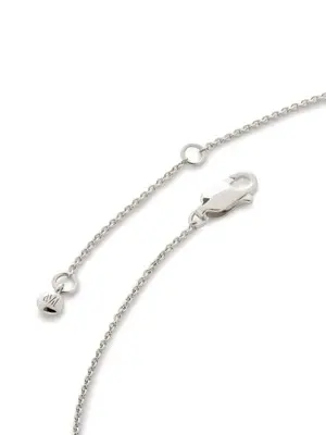 Monica Vinader Solitaire Diamond Chain Necklace - Silver