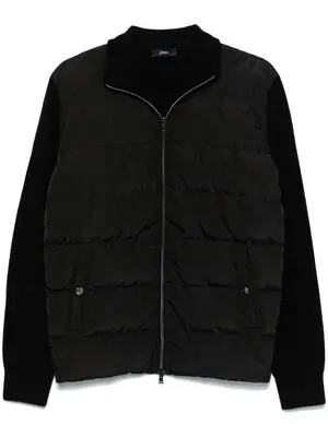Herno Quilted Panelled Jacket - Black