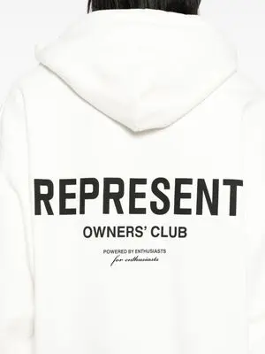 REPRESENT Owners Club Hoodie - White