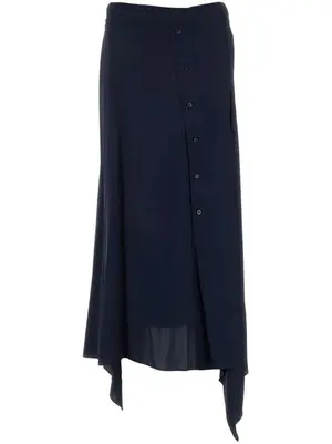 Stella McCartney Asymmetric Skirt - Blue