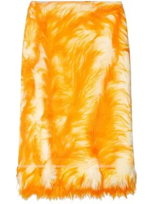 DIESEL O-talu Midi Skirt - Orange