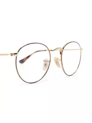 Ray-ban Round Frame Glasses - Gold