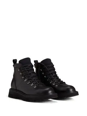Woolrich Leather Hiking Boots - Black