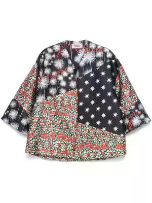 ALESSANDRO ENRIQUEZ Mix-print Jacket