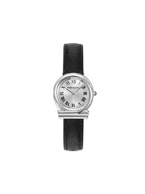 FERRAGAMO Gancini Twisted 28mm Watch - Silver