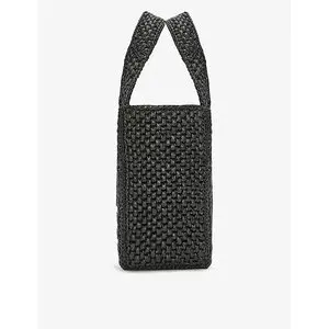 Loewe X Paula's Ibiza Small Raffia Tote Bag - Black