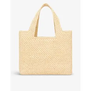 Loewe X Paula's Ibiza Small Raffia Tote Bag - Natural