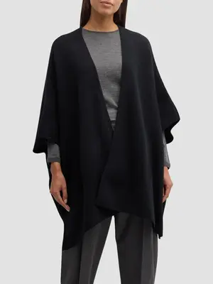 Sofia Cashmere Cashmere Double-knit Cape