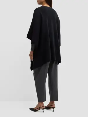 Sofia Cashmere Cashmere Double-knit Cape