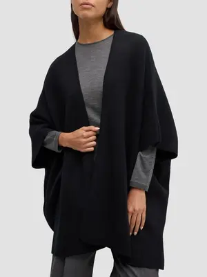 Sofia Cashmere Cashmere Double-knit Cape
