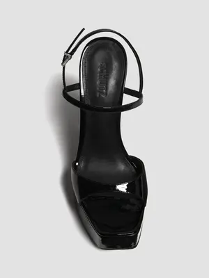 Schutz Arlene 152mm Patent Leather Platform Sandals