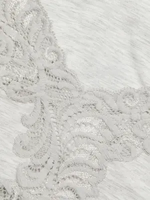 Natori Glamour Lace-trim Lounge Set