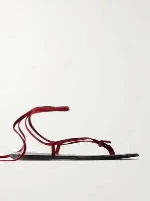 THE ROW Suede Sandals