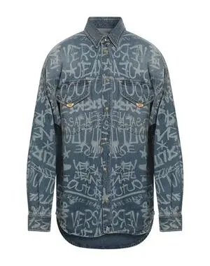 Versace Denim Outerwear Size Cotton, Elastane