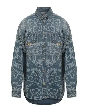 Versace Denim Outerwear Size Cotton, Elastane