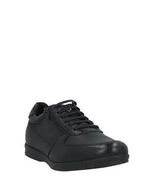 Geox Leather Sneakers - Black