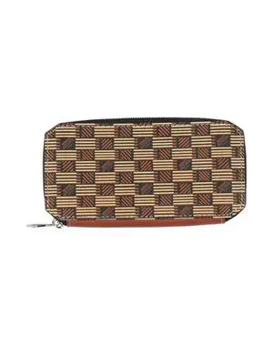 MOREAU PARIS Woman Wallet White Size - Calfskin Brown