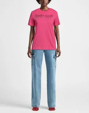 Just Cavalli T-shirt In Cotton - Pink
