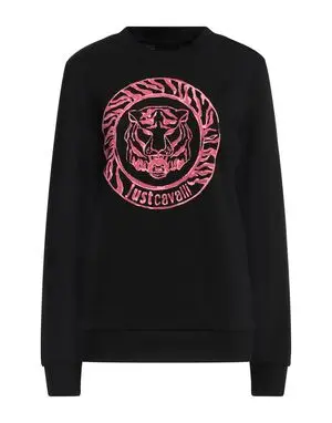 Just Cavalli Cotton-elastane Fleece Sweatshirt