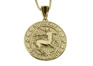 Supreme Jacob&co Sagittarius Zodiac Pendant - 14k Gold