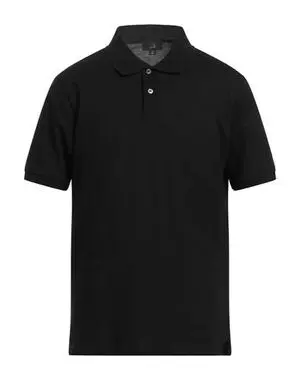 Dunhill Man Polo Shirt Sky Blue Size Xl Cotton Black