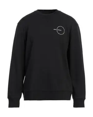 Armani Exchange Cotton-blend French Terry Sweatshirt - Black