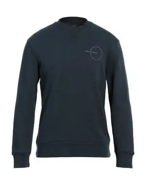 Armani Exchange Cotton Polyester Elastane Sweatshirt - Blue