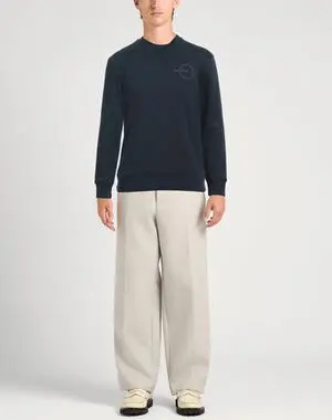 Armani Exchange Cotton Polyester Elastane Sweatshirt - Blue