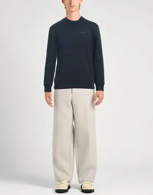 Armani Exchange Cotton Polyester Elastane Sweatshirt - Blue