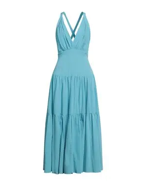 MANILA GRACE Flared Maxi Dress