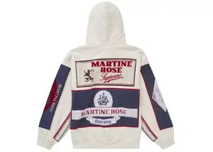 Supreme Supreme Martine Rose Towel Zip Up Hooded Sweatshirt - White