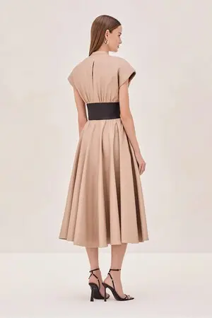 Alexis Viktora Vegan Leather Dress