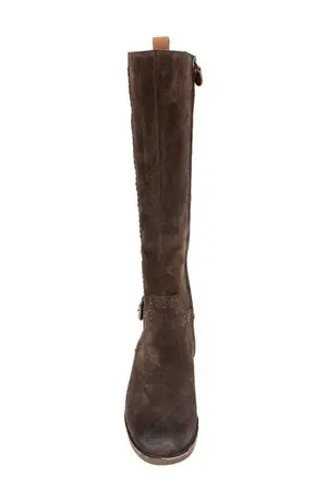 Gentle Souls By Kenneth Cole Elmwood Knee High Boots - Chocolate Suede