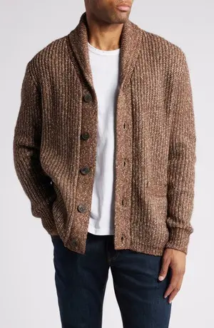 SCHOTT Heavyweight Shawl Collar Cardigan