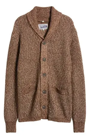 SCHOTT Heavyweight Shawl Collar Cardigan