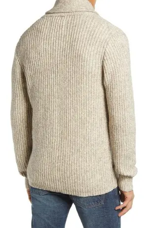 SCHOTT Heavyweight Shawl Collar Cardigan