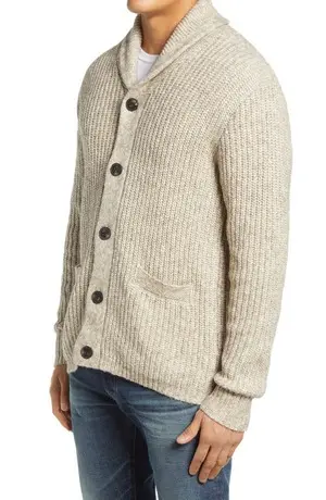 SCHOTT Heavyweight Shawl Collar Cardigan
