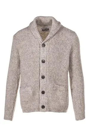 SCHOTT Heavyweight Shawl Collar Cardigan