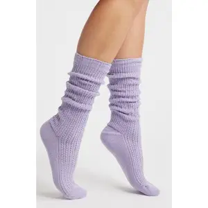 Free People Staple Slouch Socks - Lavender