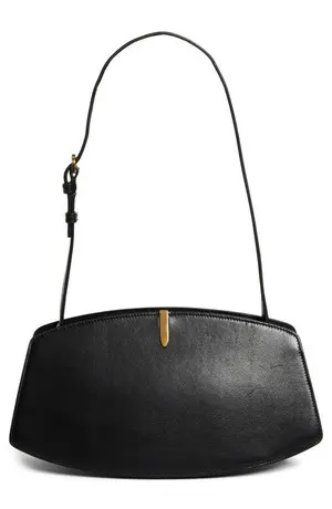 Savette The Florence Leather Shoulder Bag - Black