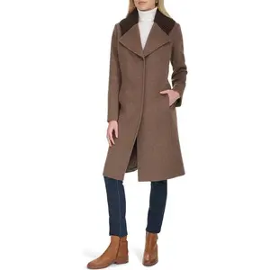 Cole Haan Shawl Lapel Wool-blend Coat