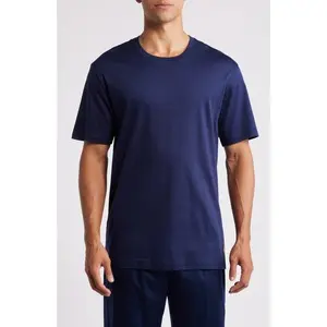 Ralph Lauren Mercerized Cotton Sleep T-shirt - Cruise Navy