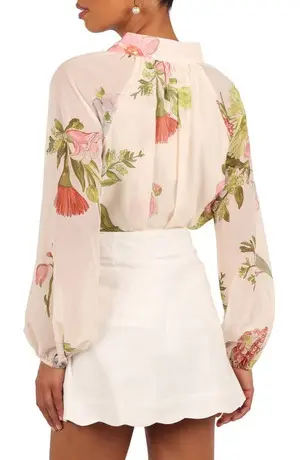 PETAL & PUP Marni Floral Button-up Shirt