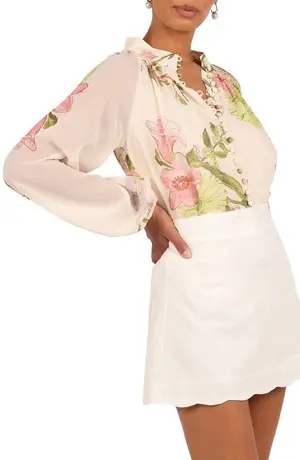 PETAL & PUP Marni Floral Button-up Shirt