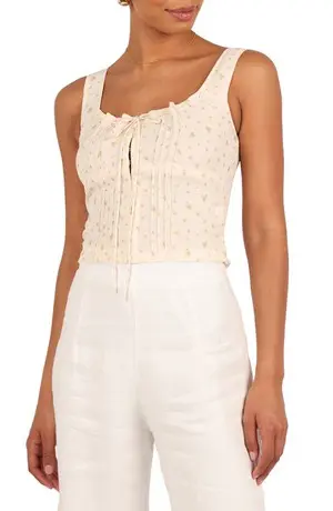 Petal & Pup Bow Detail Camis Tanks For Women