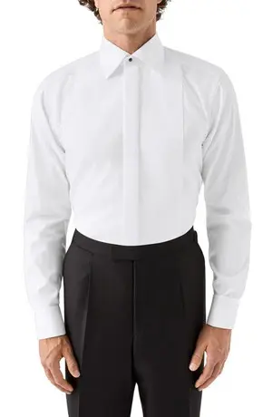 ETON Slim Fit Striped Bib Tuxedo Shirt