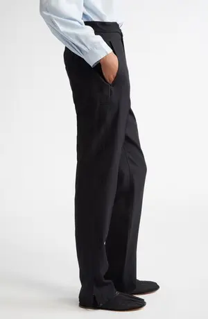 SETCHU Origami Pintuck Straight Leg Trousers