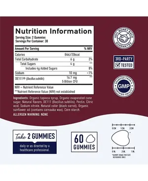 SM NUTRITION Smnutrition Organic Probiotic Gummies