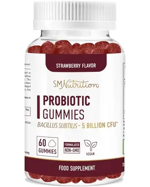 SMNUTRITION Organic Probiotic Gummies - Red